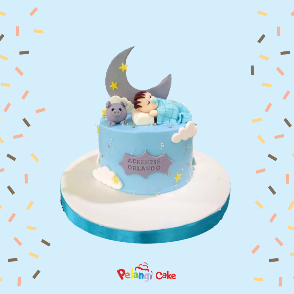 One Month Baby Cake - Pelangicake